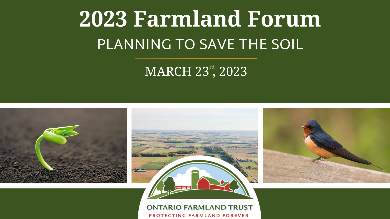 2023 Farmland Forum: Panel Announcements - Ontario Farmland Trust